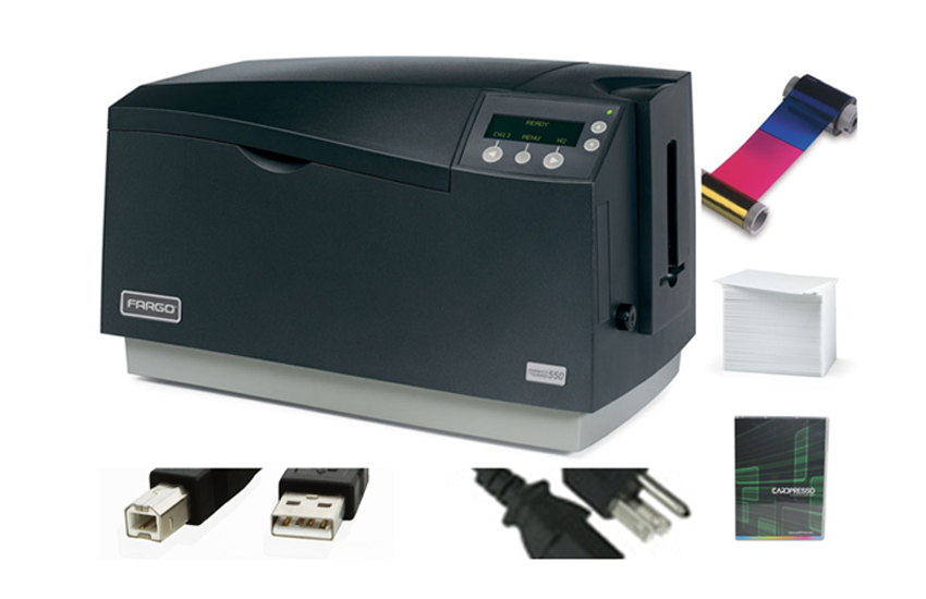 Máy in thẻ nhựa Fargo DTC 550