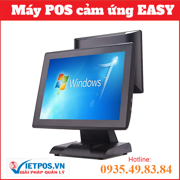 Máy POS cảm ứng EASY 644G J1900 Dual (2 màn hình)
