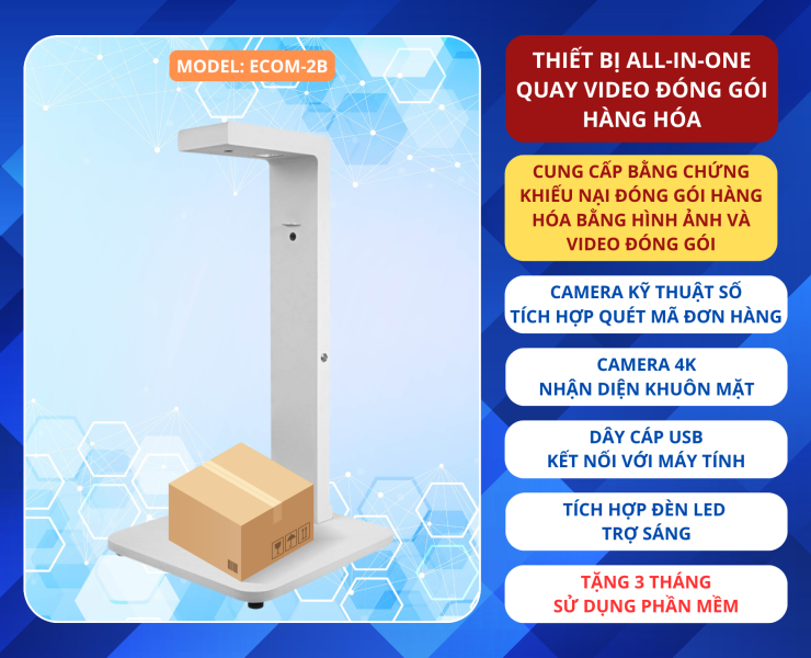 Trọn Bộ Camera Pro (ECOM-AIO-02) - Phù Hợp Với Các Kiện Hàng Kích Thước Nhỏ Và Vừa